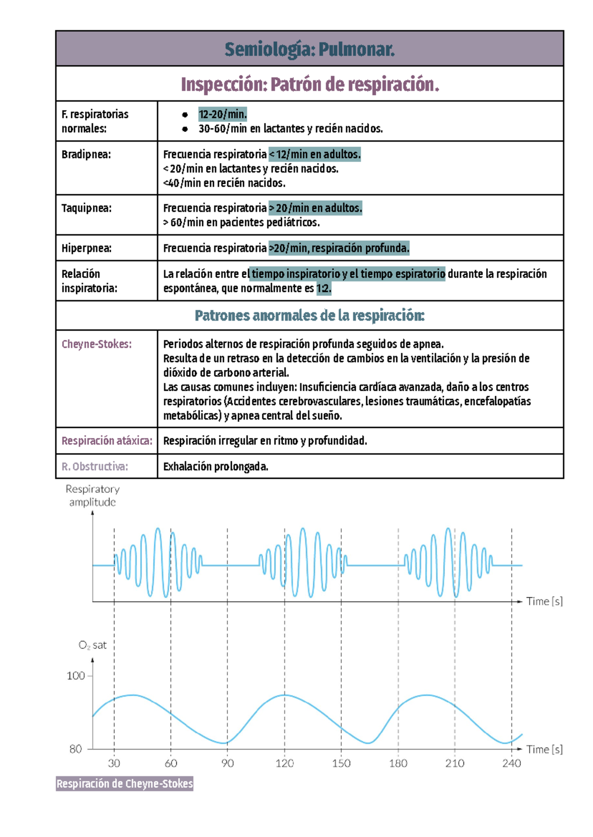 Semiología- Pulmonar - Inspección, auscultación, palpación y percusión ...