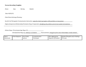 Clinical Reflection - N/a - Choose two (2) reflective statements and ...