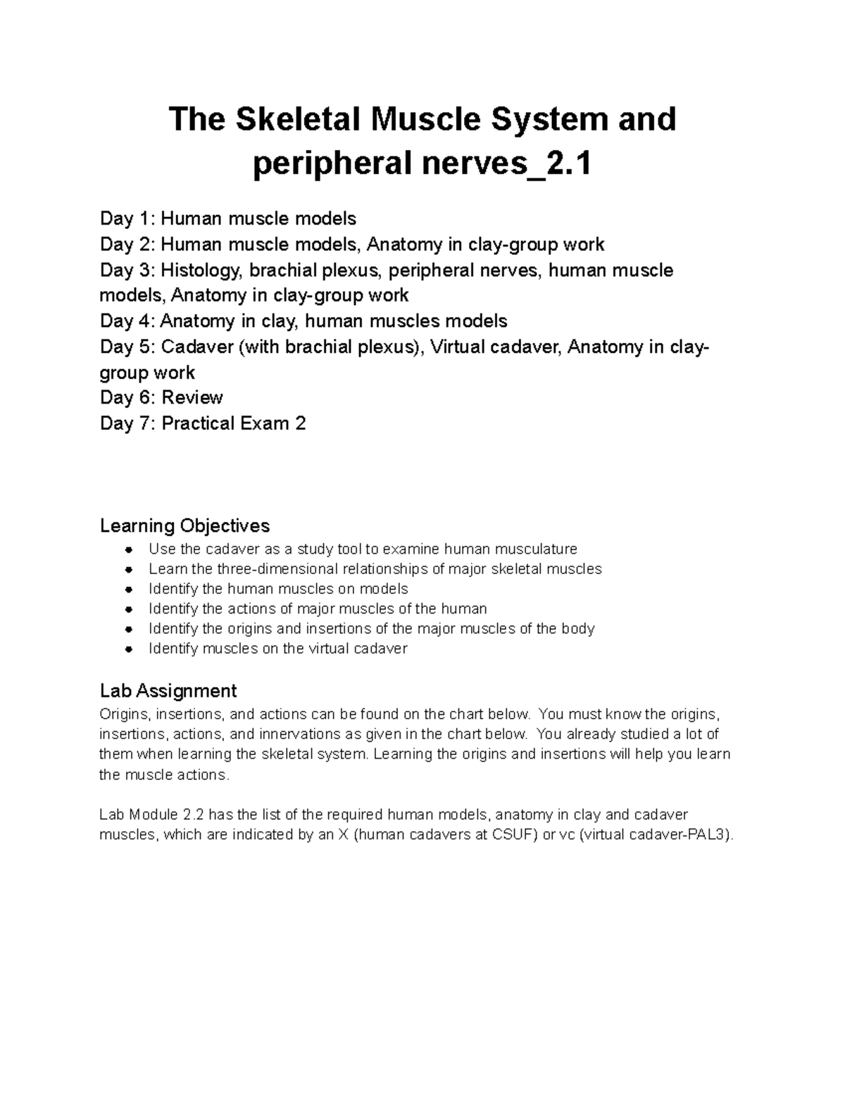 Skeletal Muscles System and Peripheral Nerves 2-1 - The Skeletal Muscle ...