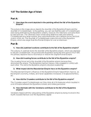 2.10 Module Project - History - 2 Module Project Question 1: How did ...