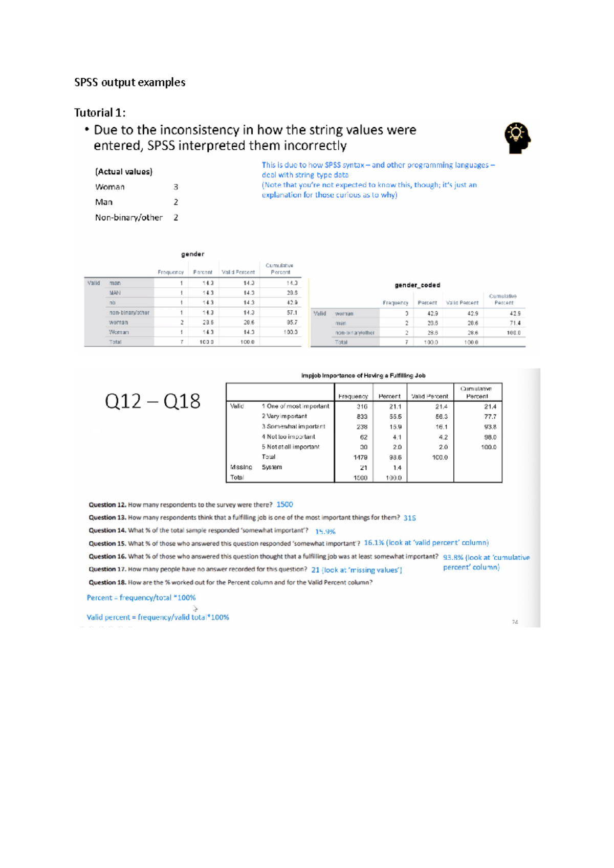 SPSS output examples - SPSS output examples Tutorial 1: Tutorial 2 ...