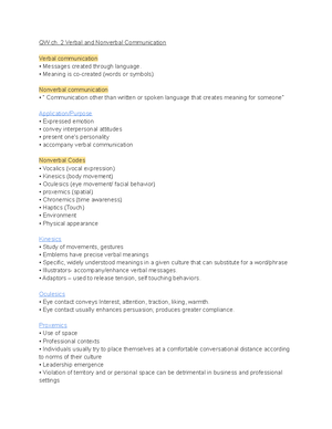 Chapter 9 Notes - Business and Professional Communication - Interview ...