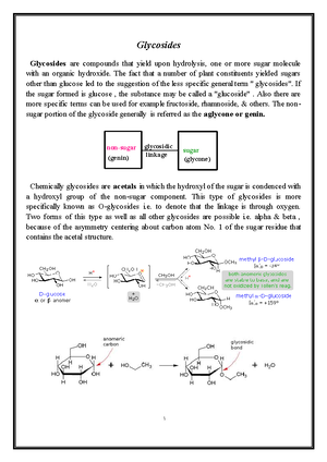 Monosaccharides - Lecture notes - ####### 77 5 INTRODUCTION ...