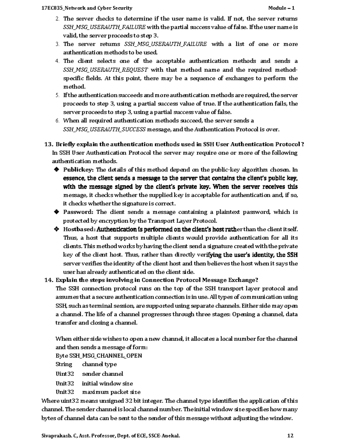 Mod 1 4 - NCS - 15EC835 - Module_1_Transport Layer Protocol - 17EC835 ...