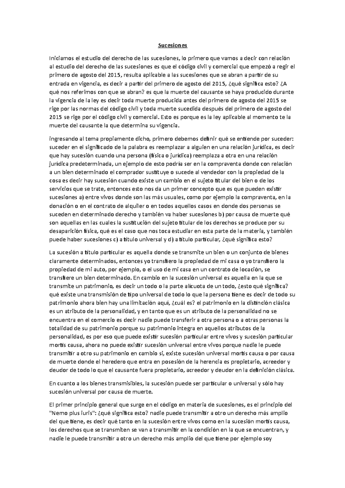 Derecho sucesorio.Sucesiones video del doctor roveda - Sucesiones ...