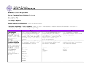 Drafting Essential Questions spd 570 h - LESSON PLAN TEMPLATE Section 1 ...