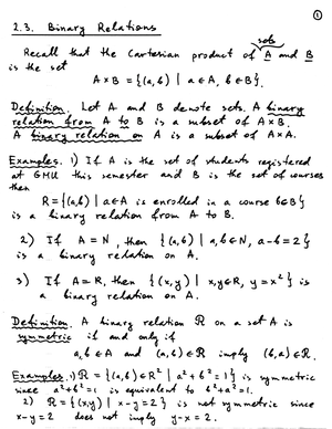 Examples 11 - study material of discrete maths - Algorithm Input n a ...