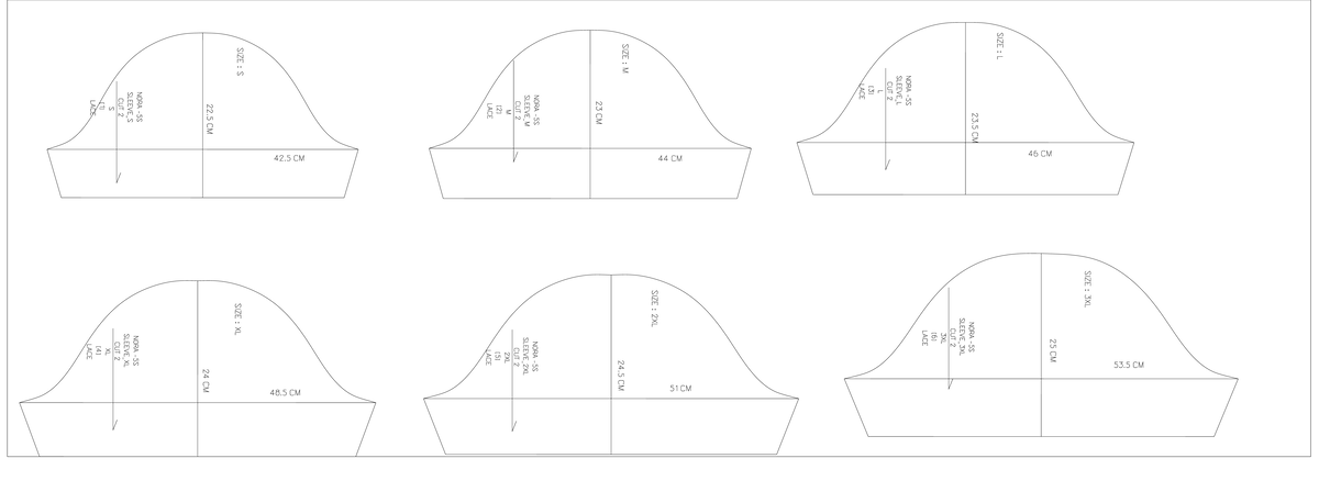 NORA- Sleeve Pattern - Practice sheet - Masters of Business ...