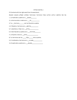 Spanish 101 Notes 1 - ECC Spanish 101 Notes TITLE = Formal Terms Tu ...