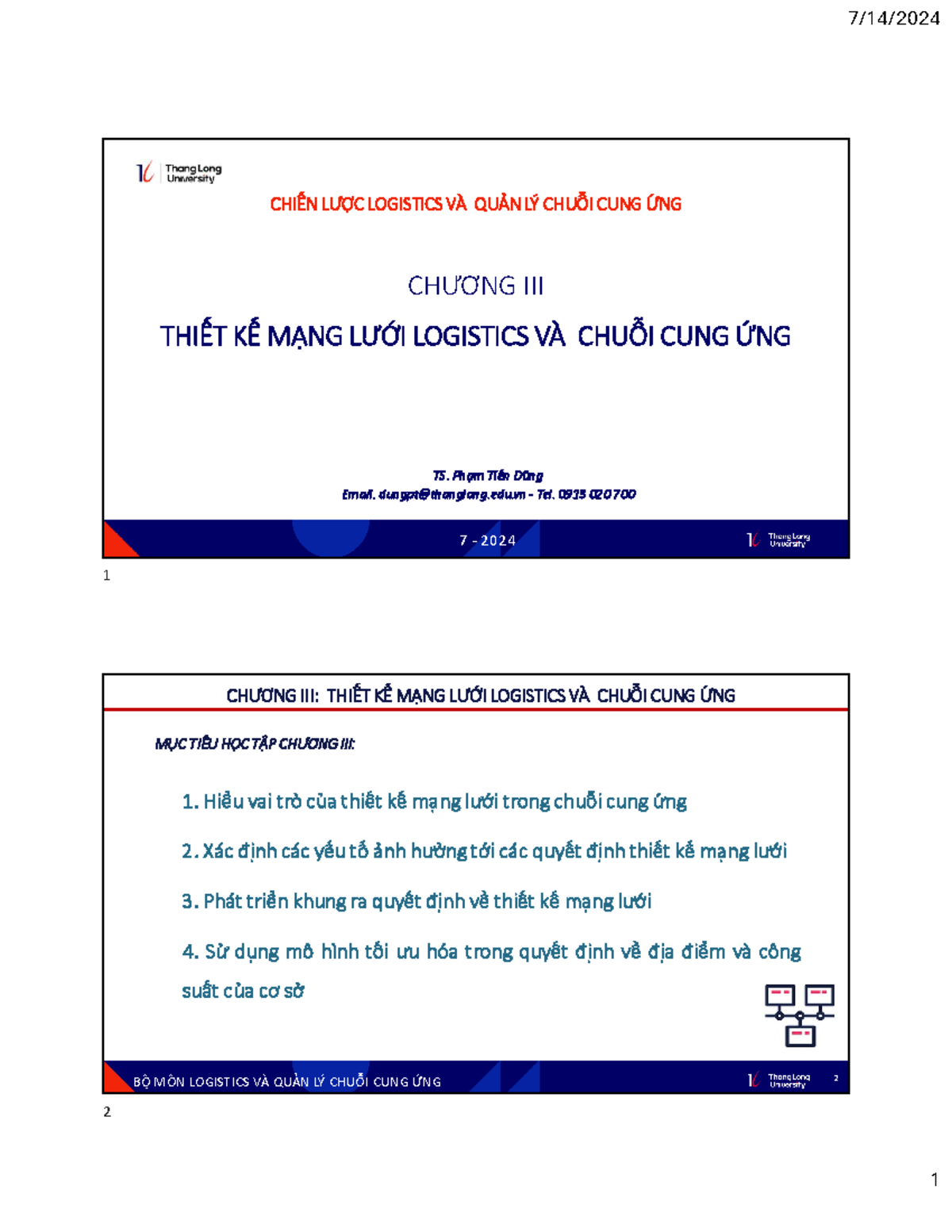 Slides Chuong 3 CL Logistics CCU-LG301 Pham Tien Dzung 20240714 ...