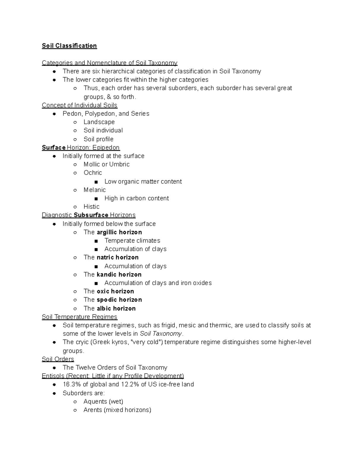 Soil 3 - chapter 3 - Soil Classification Categories and Nomenclature of ...