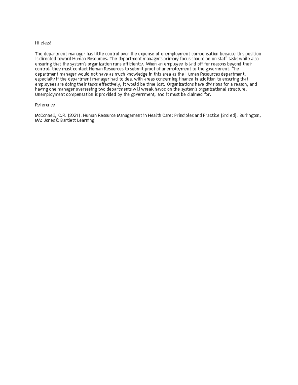 HCA 465 Topic 2 DQ 2 for Grand Canyon University - HCA-465 - GCU - Studocu