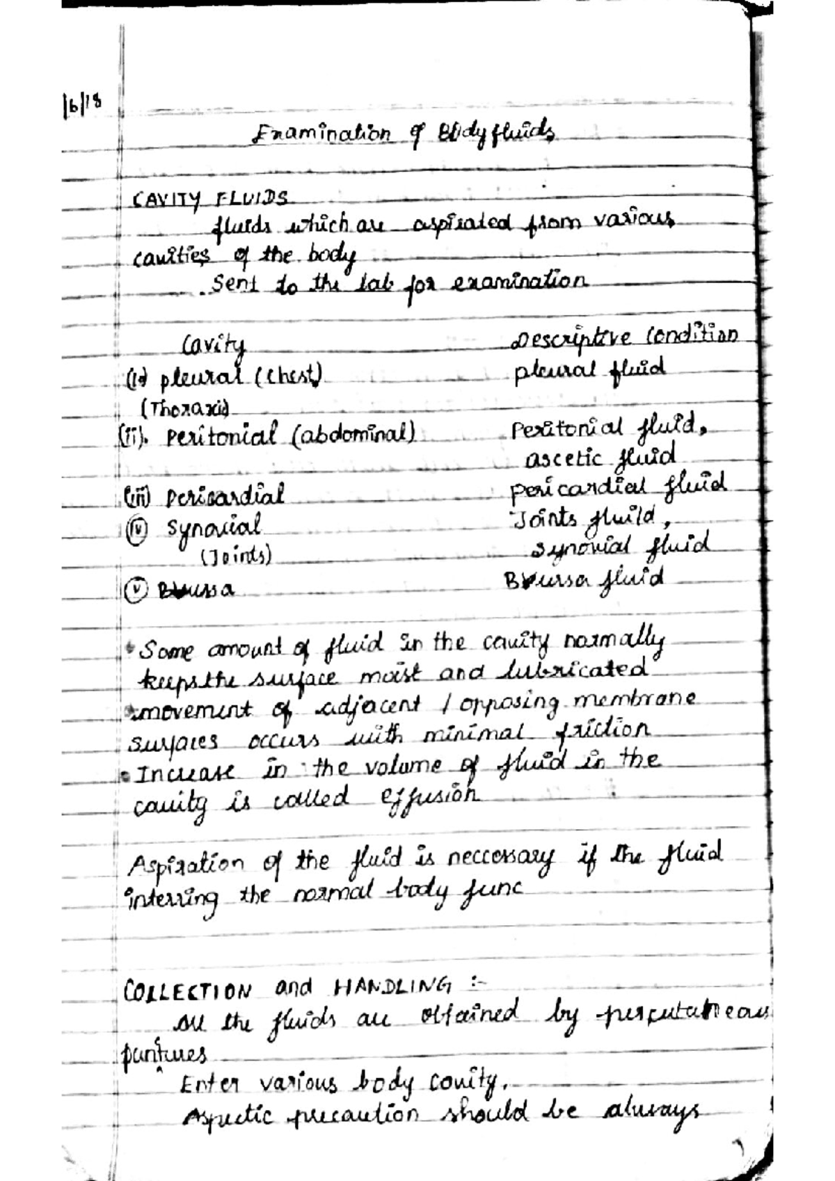 Body fluids - notes google - Doctor of Pharmacy (PharmD) - Studocu