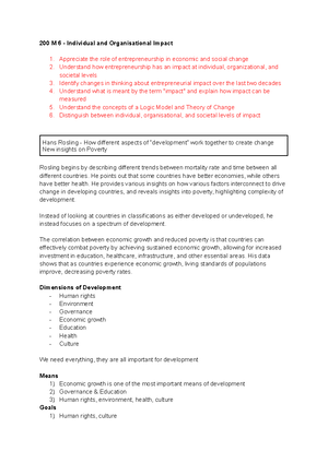 Module 1 - notes - Module 1: The entrepreneurial mindset - Complete in ...