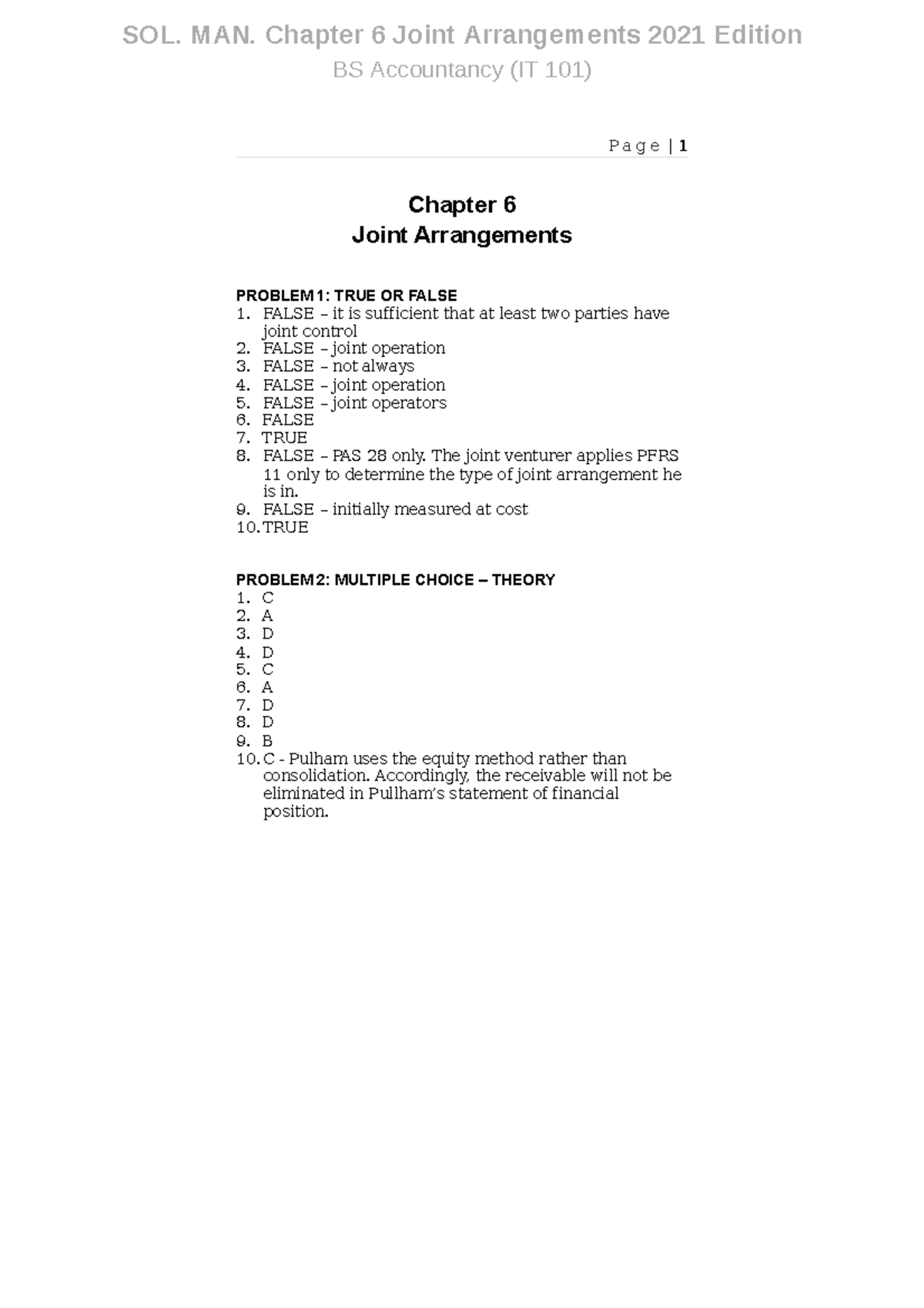 Sol-man-chapter-6-joint-arrangements-2021-edition compress - SOL. MAN. Chapter 6 Joint ...