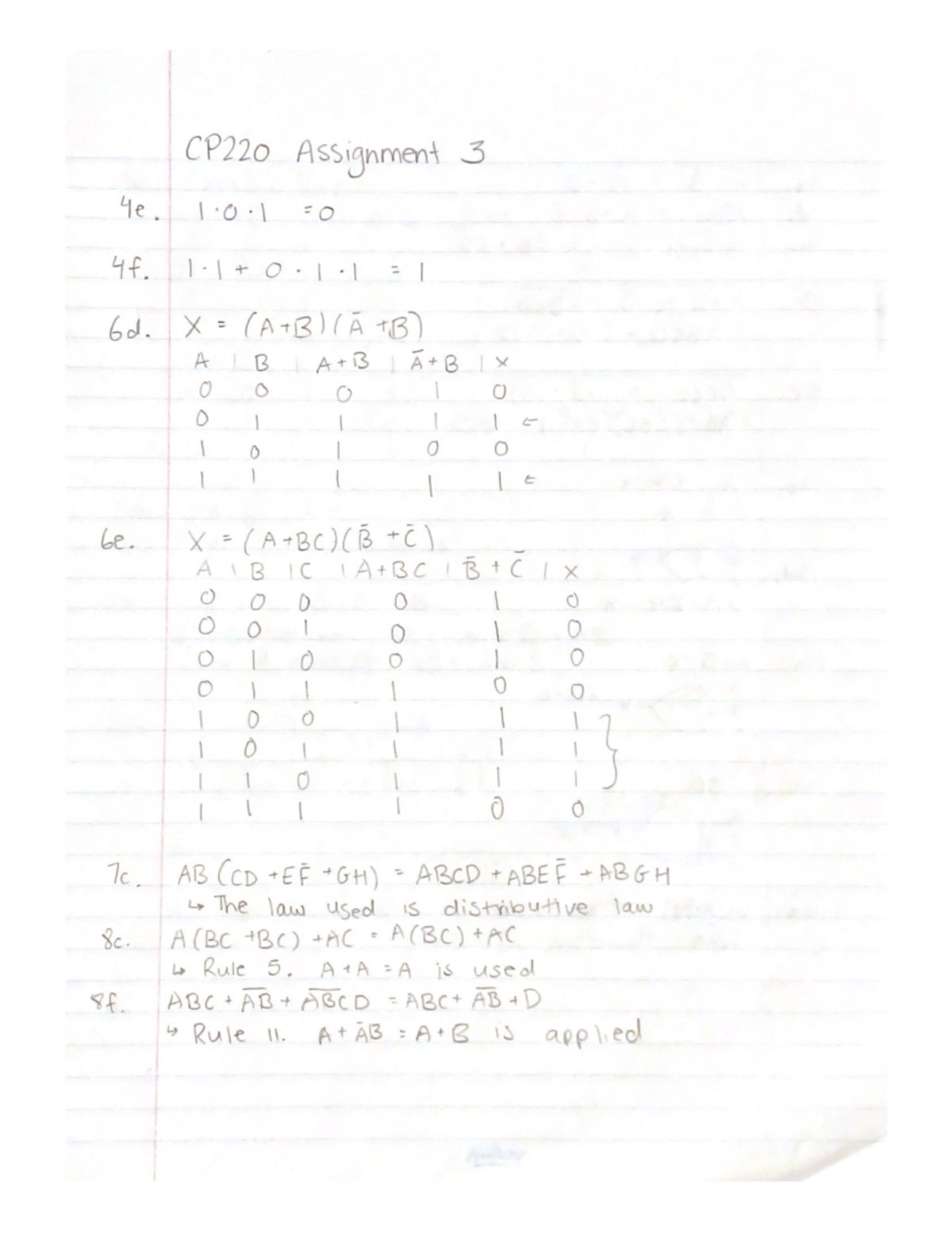 CP220 Assignment 3 - CP220 - Studocu
