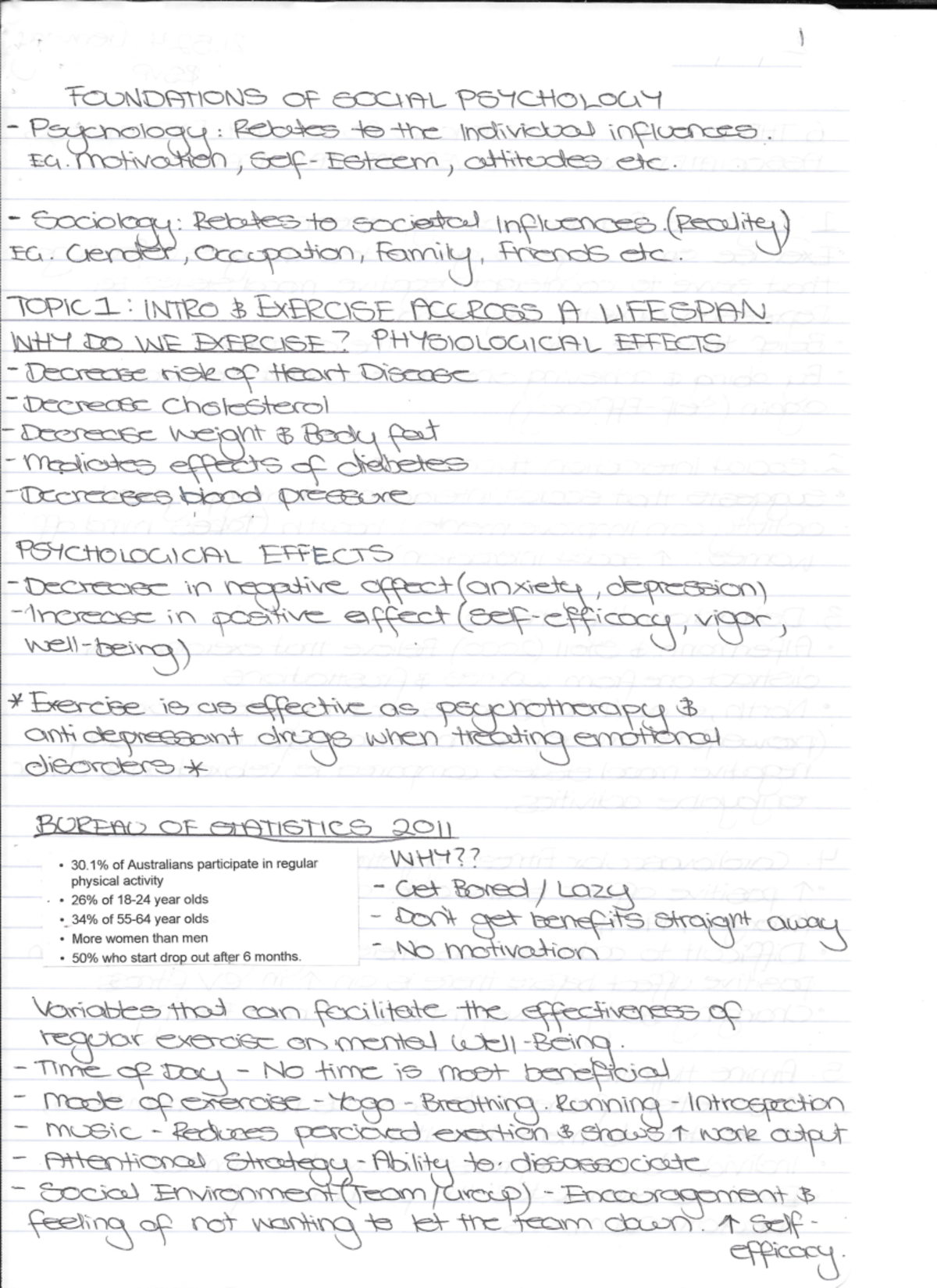 Lecture notes, lectures 1-13 - Summarized written lecture notes - g ”Tr ...