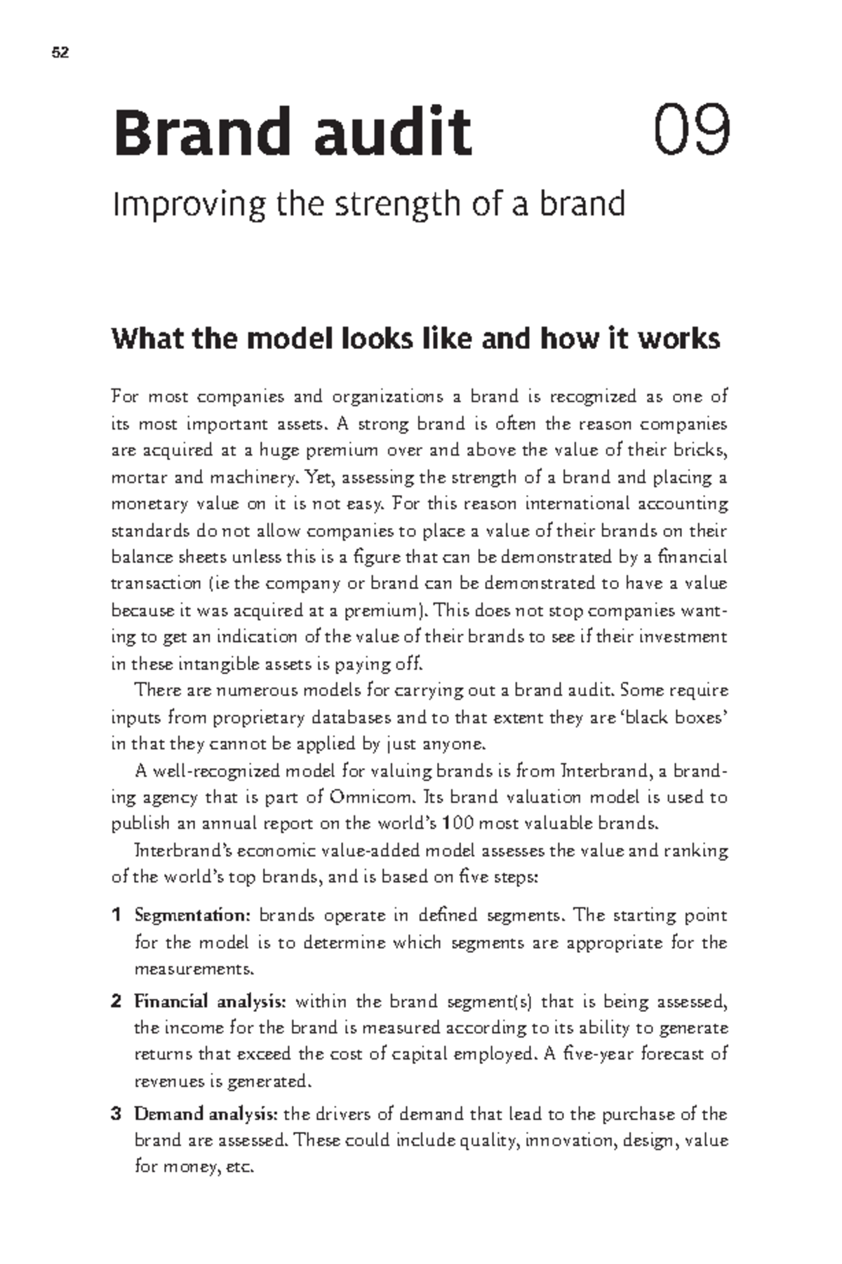 09 Brand Audit - Brand audit 09 Improving the strength of a brand What ...
