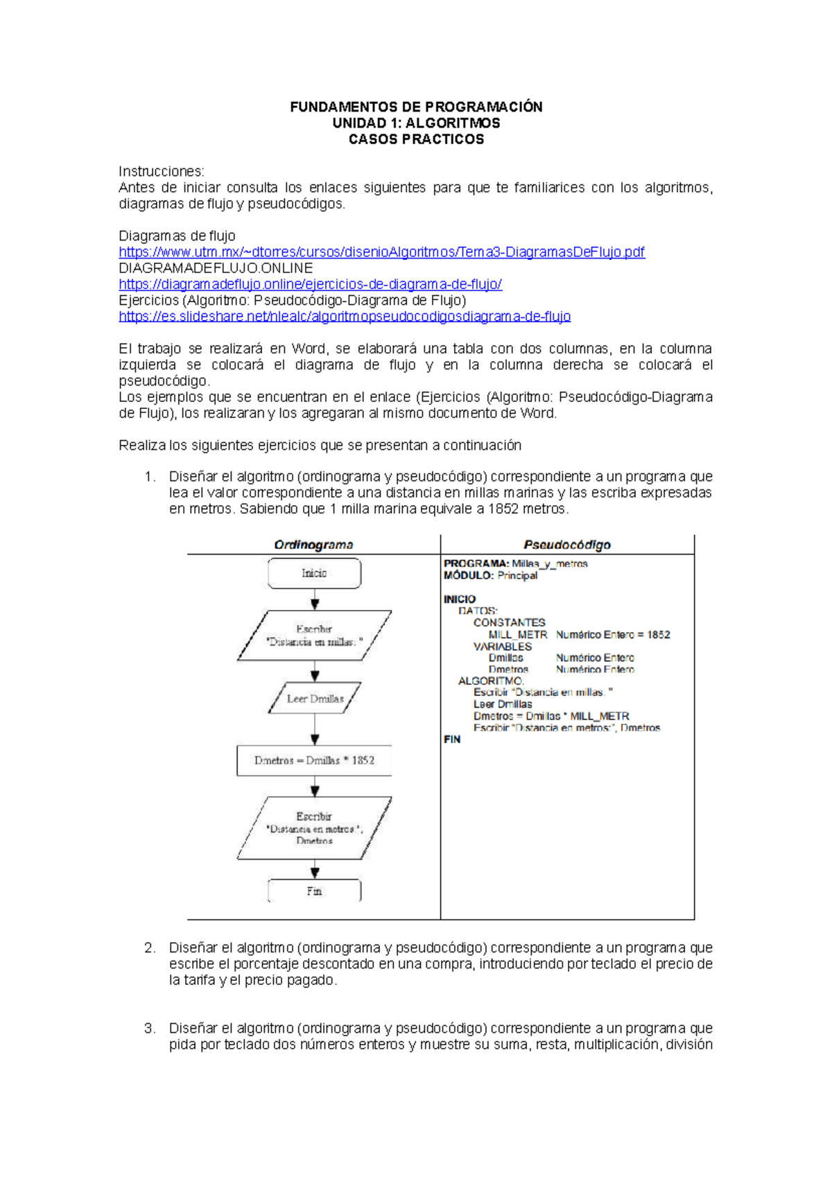 U1 Casos Practicos - ssssssssssssssssssssssssssss - FUNDAMENTOS DE ...