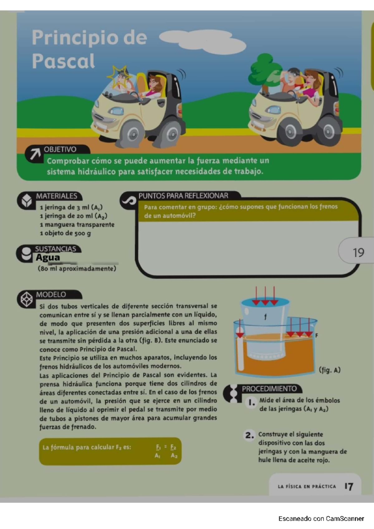 Práctica Principio de Pascal - Física II - Studocu