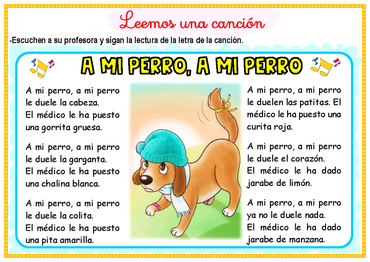 Ficha A MI Perro - Resumen practica preprofesional - A mi perro, a mi ...