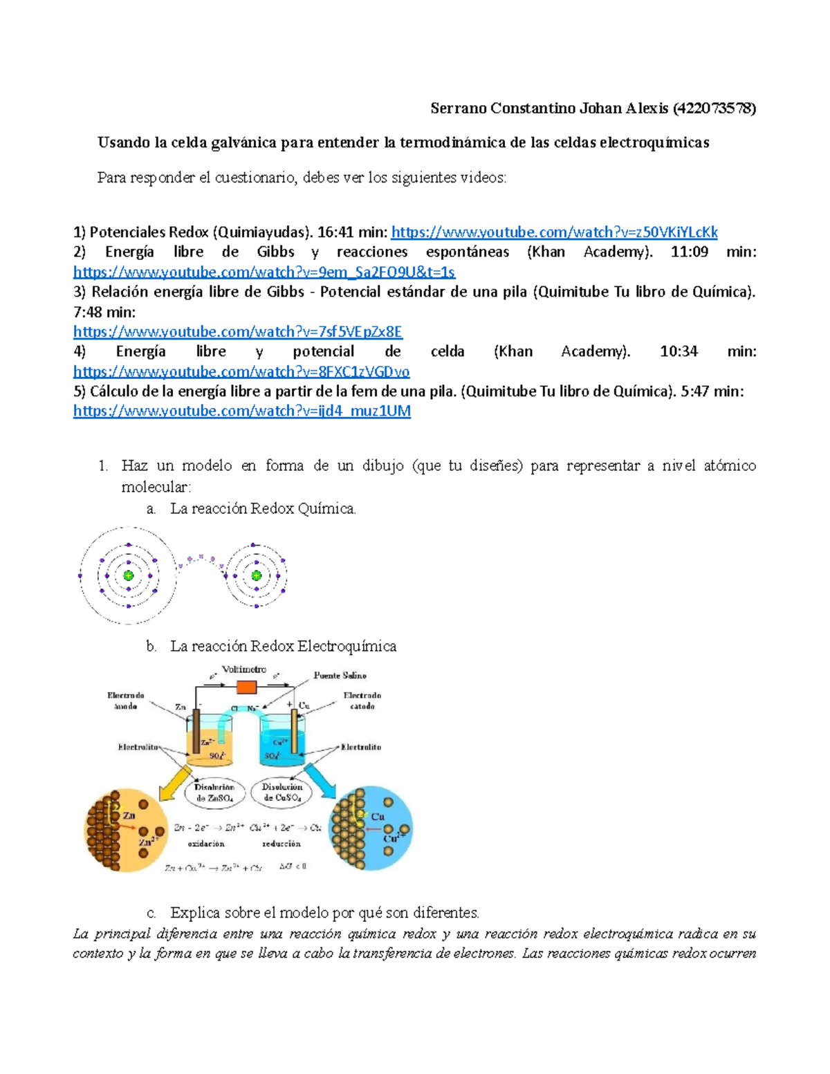 7- Celda Galvanica Para Entender Termodinámica - Serrano Constantino ...