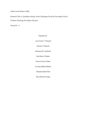 Chapter II - This is a sample work on research - CHAPTER 2 REVIEW OF ...