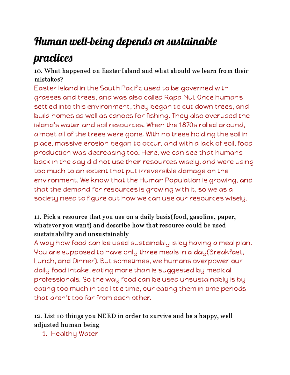 Untitled document - How does human wellbeing affect on sustainable ...