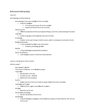 ANT Module 5 - Lecture 10 notes - Module 5 Lecture 10: Memory and ...