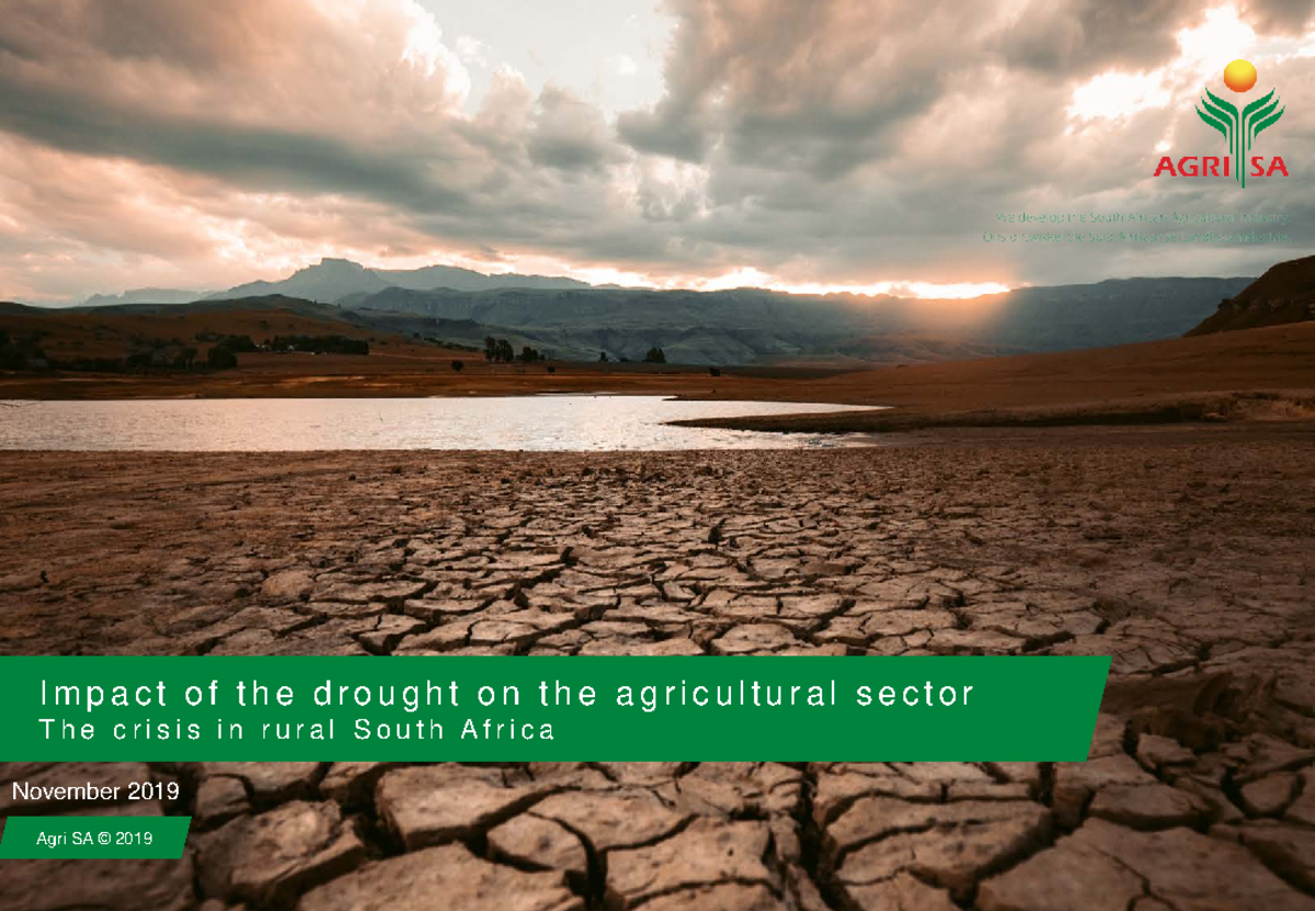 Impact of the drought on the agricultural sector v3 - T h e c r i s i s ...