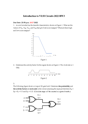 [Solved] 7 Use a standard FO4 delay circuit and HSPICE to derive the - Vlsi Design - Studocu