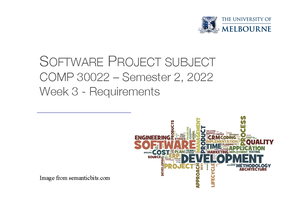 Lecture 4 Agile Process and Assessment - IT Capstone Project COMP 30022 ...