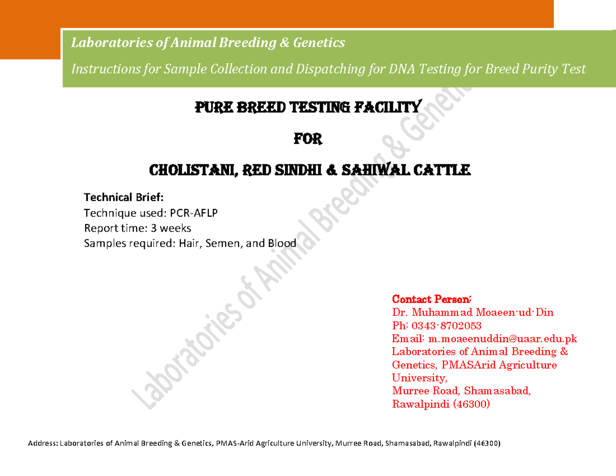 Instructions-for-Samples - Address: Laboratories of Animal Breeding ...