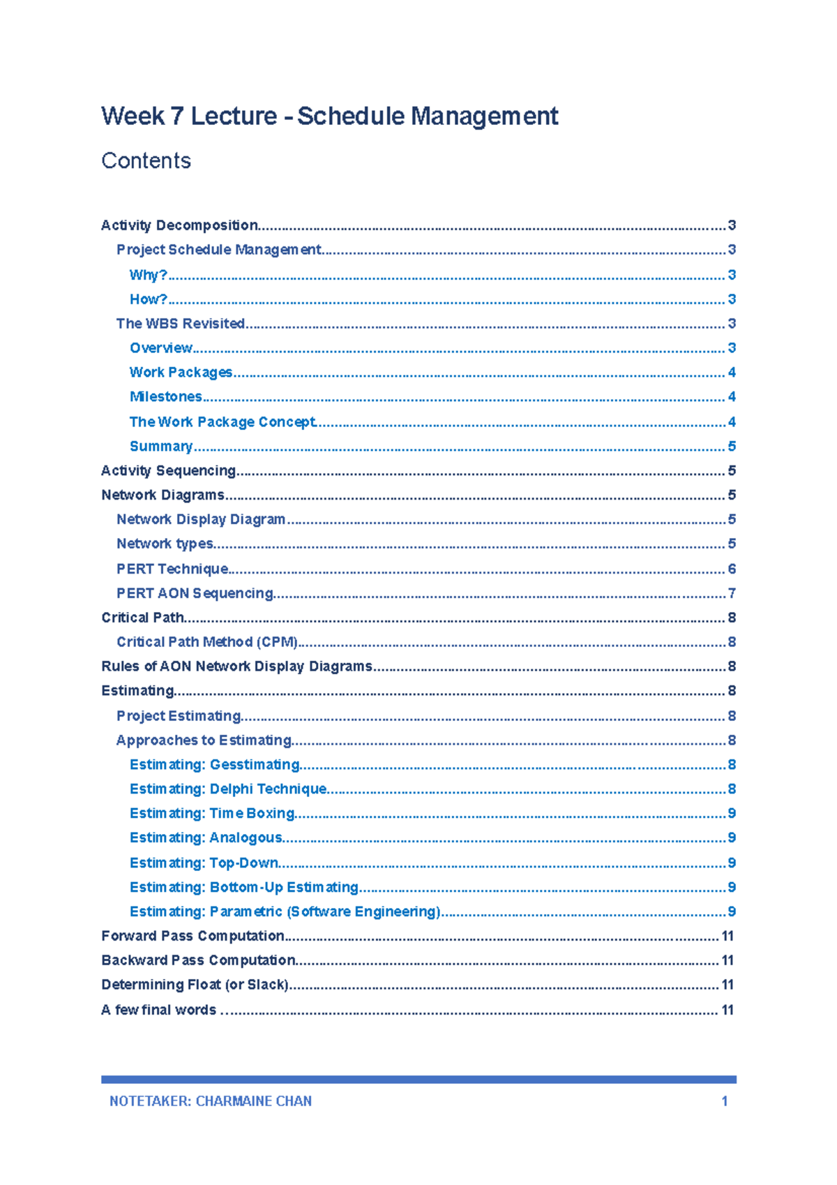 Week 7 Lec - 31272 Project Management and the Professional - 18 Sep 2023 - Week 7 Lecture ...