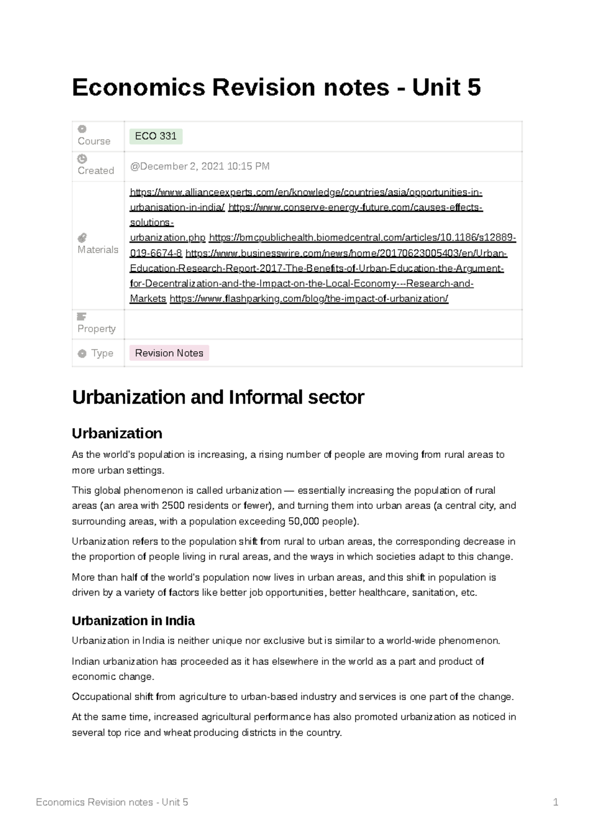Economics Revision notes - Unit 5 - biomedcentral/articles/10.1186 ...