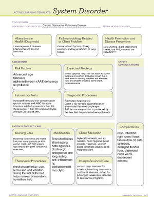 Pneumothorax - disease template - ACTIVE LEARNING TEMPLATES THERAPEUTIC ...