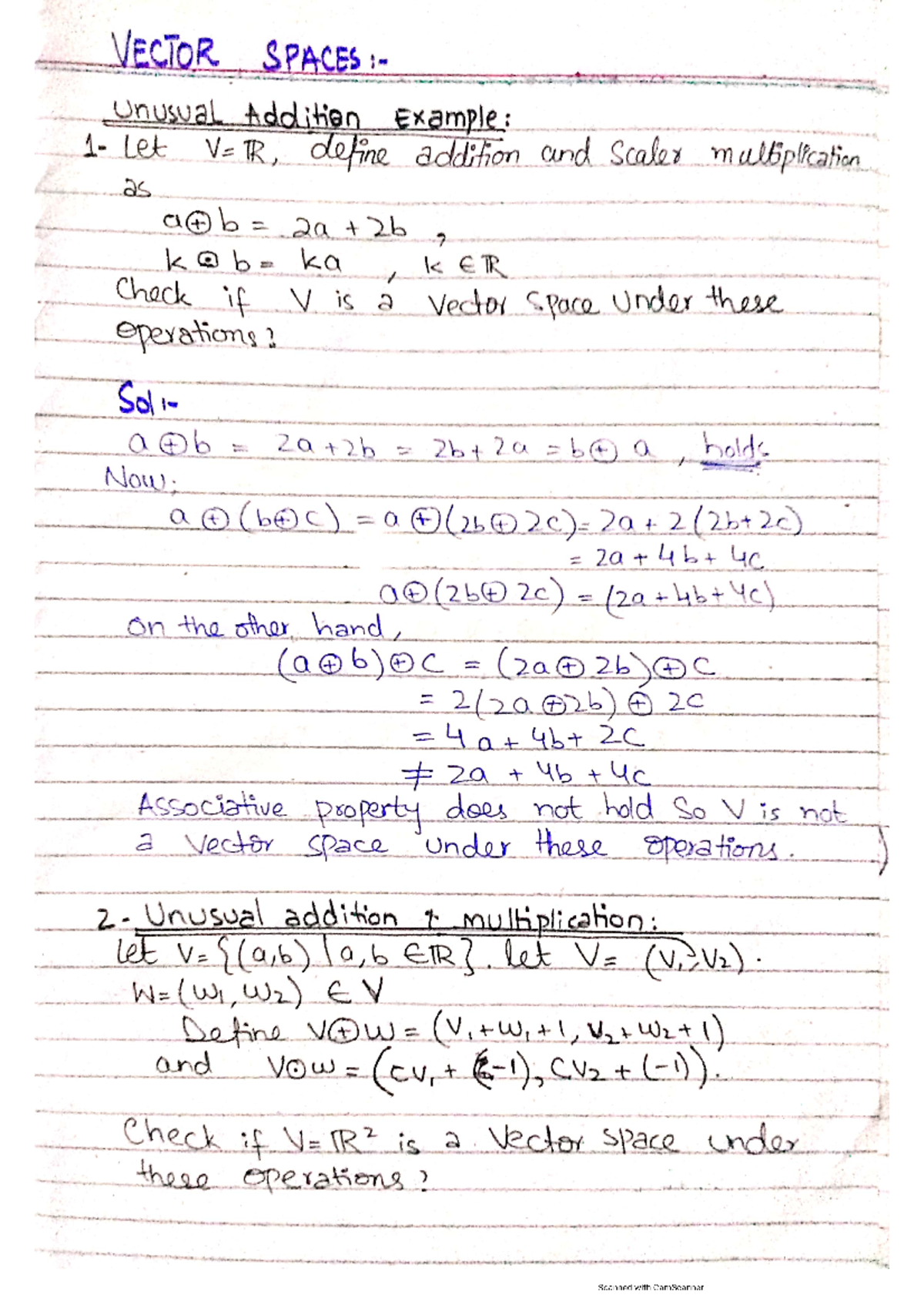 Vector spaces and LU factorization - Linear Algebra - Studocu