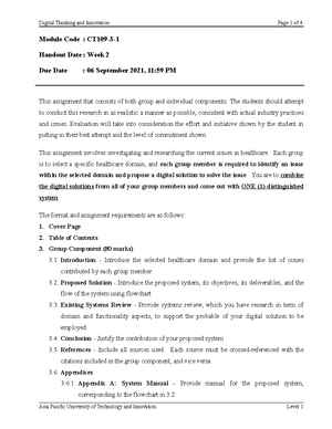 Full work - Good - GROUP ASSIGNMENT CT043-3-1-IN INTRODUCTION TO NETWORKING APU1F2106CS(IS ...