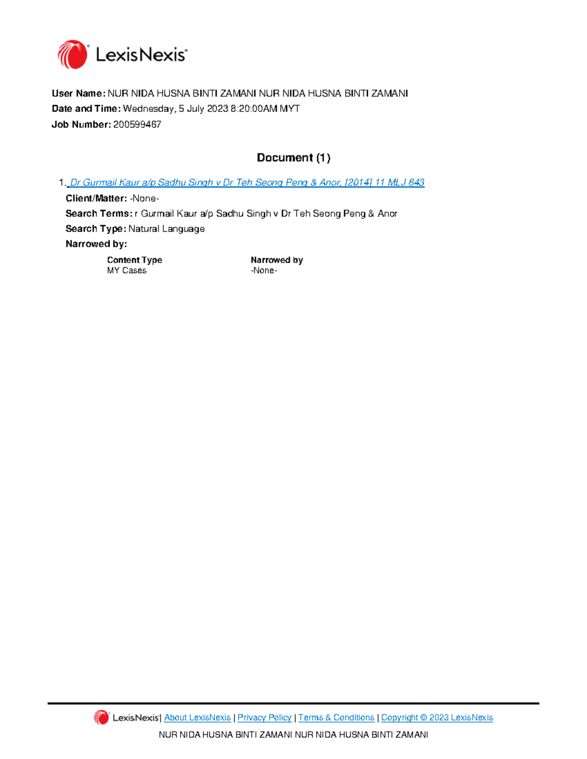 Dr Gurmail Kaur a p Sadhu Singh v Dr Teh Seong Peng & A - | About ...