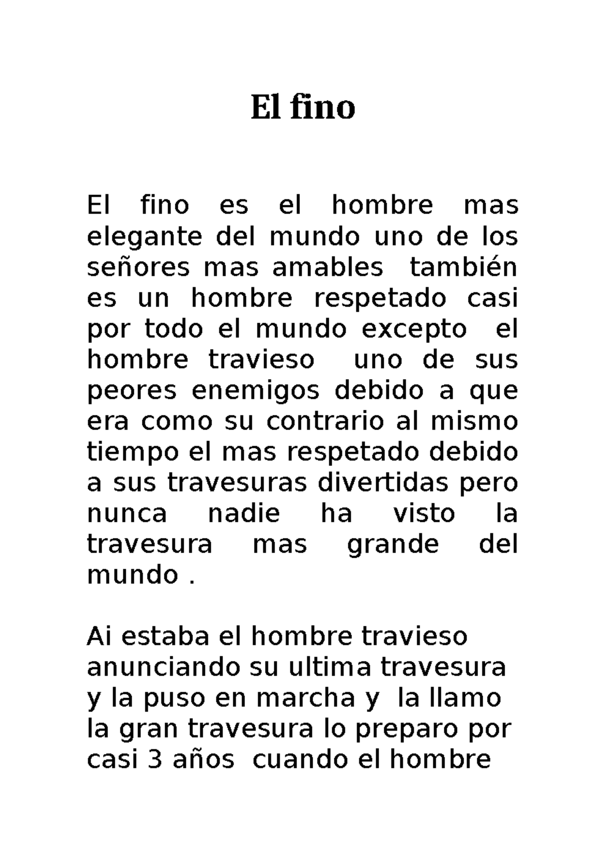 El finouxhchada - El fino El fino es el hombre mas elegante del mundo ...