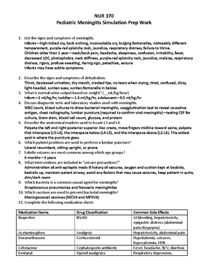 NUR 370 GI Unfolding Case Study Part1 - NUR 370 Pediatrics GI Unfolding ...