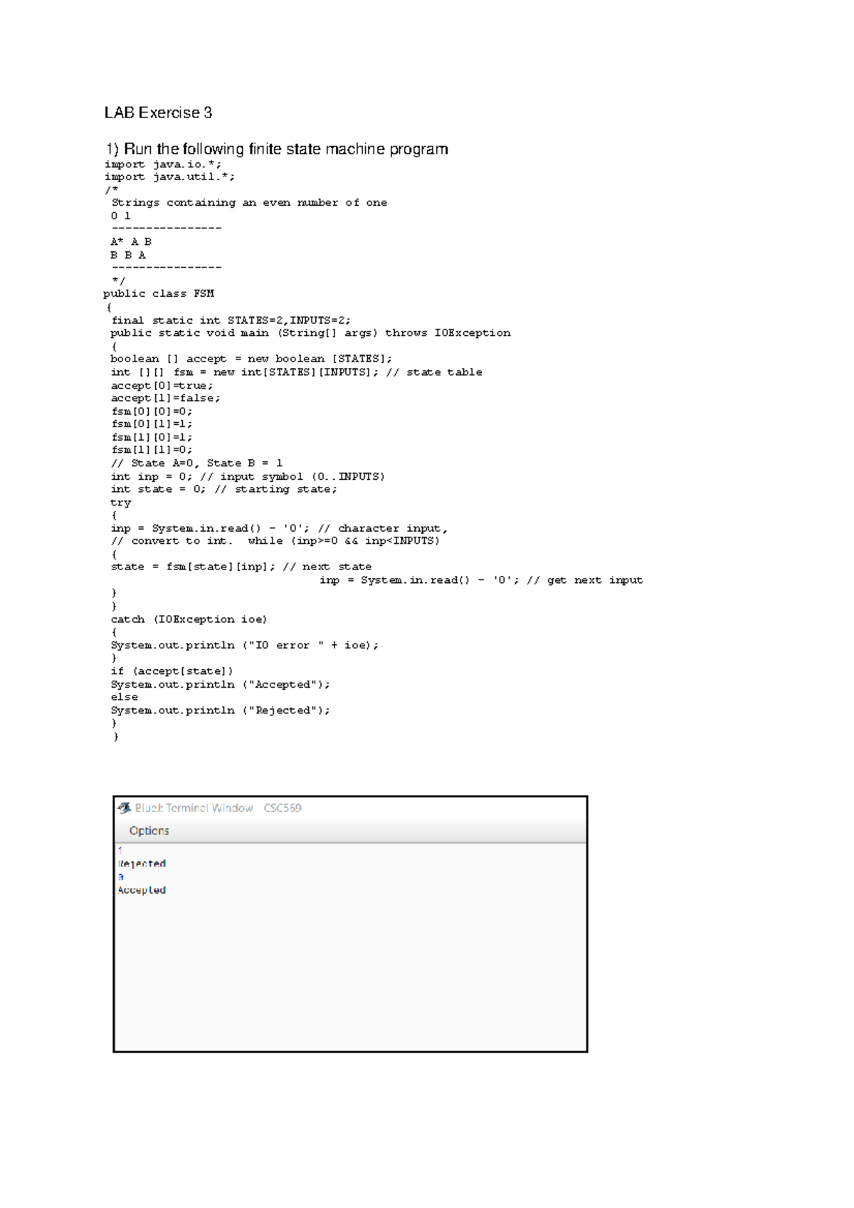 NUR Khalida Binti Saharum-2022961813 - LAB Exercise 3 1) Run the ...