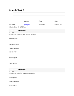 Hhjj - sample quiz - To which division does the Somatic Nervous System ...