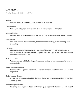 Chapter 6 - Organizational Structure Types of corporate culture ...