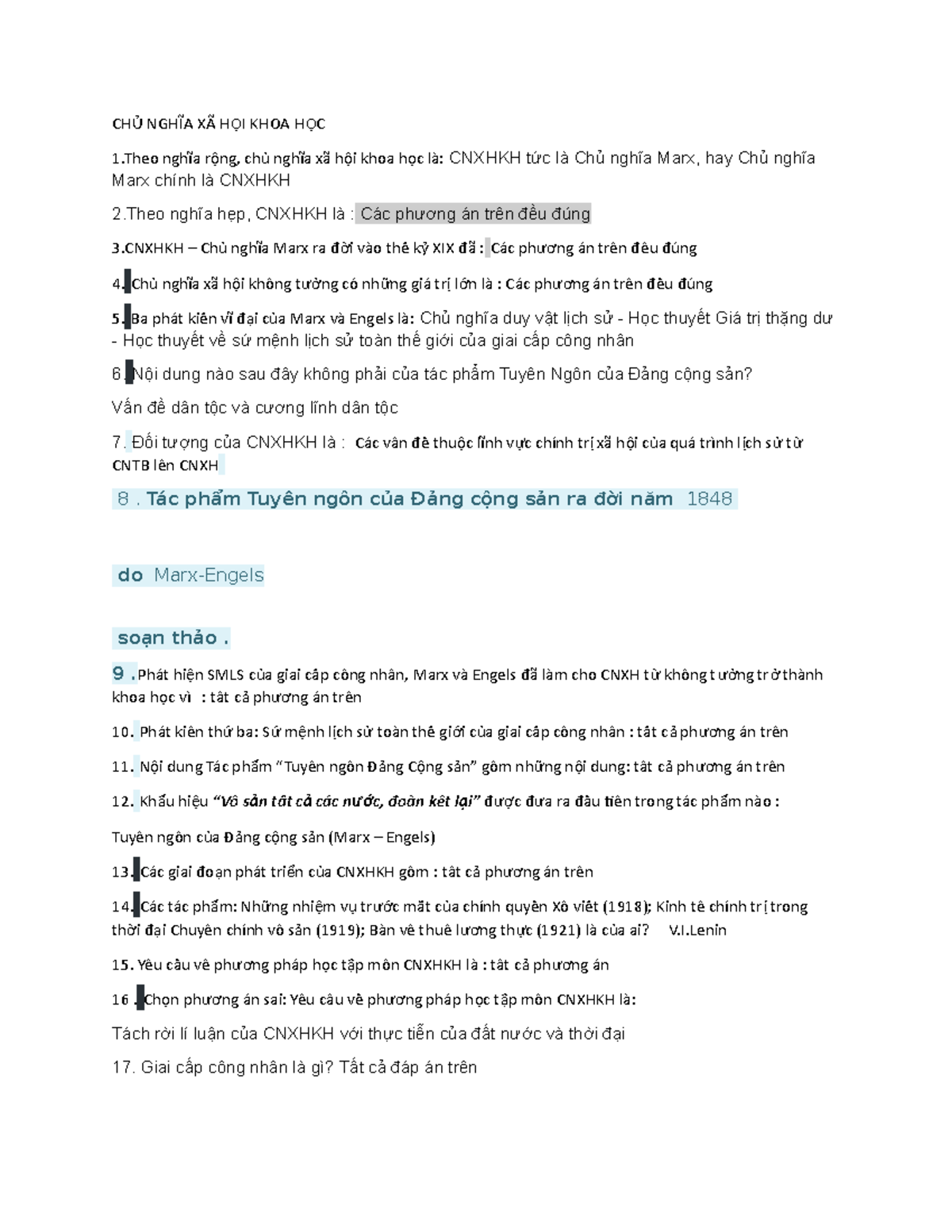 CHỦ NGHĨA XÃ HỘI KHOA HỌC - CH NGHĨA XÃ H I KHOA H CỦ Ộ Ọ 1 nghĩa r ng, ch nghĩa xã h i khoa h c ...