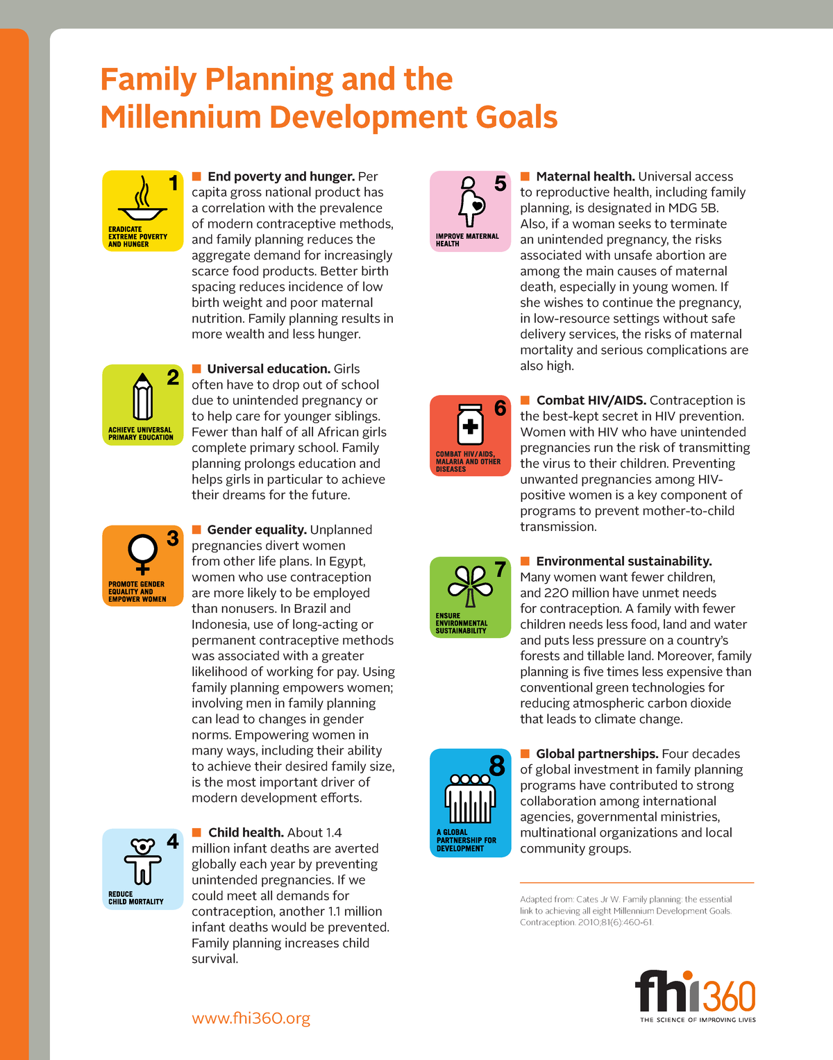 MDG poster 2013 (web ready) - n Maternal health. Universal access to ...