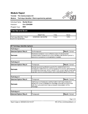 Simulation Results - ATI - Module: Virtual Interaction: Clients and ...