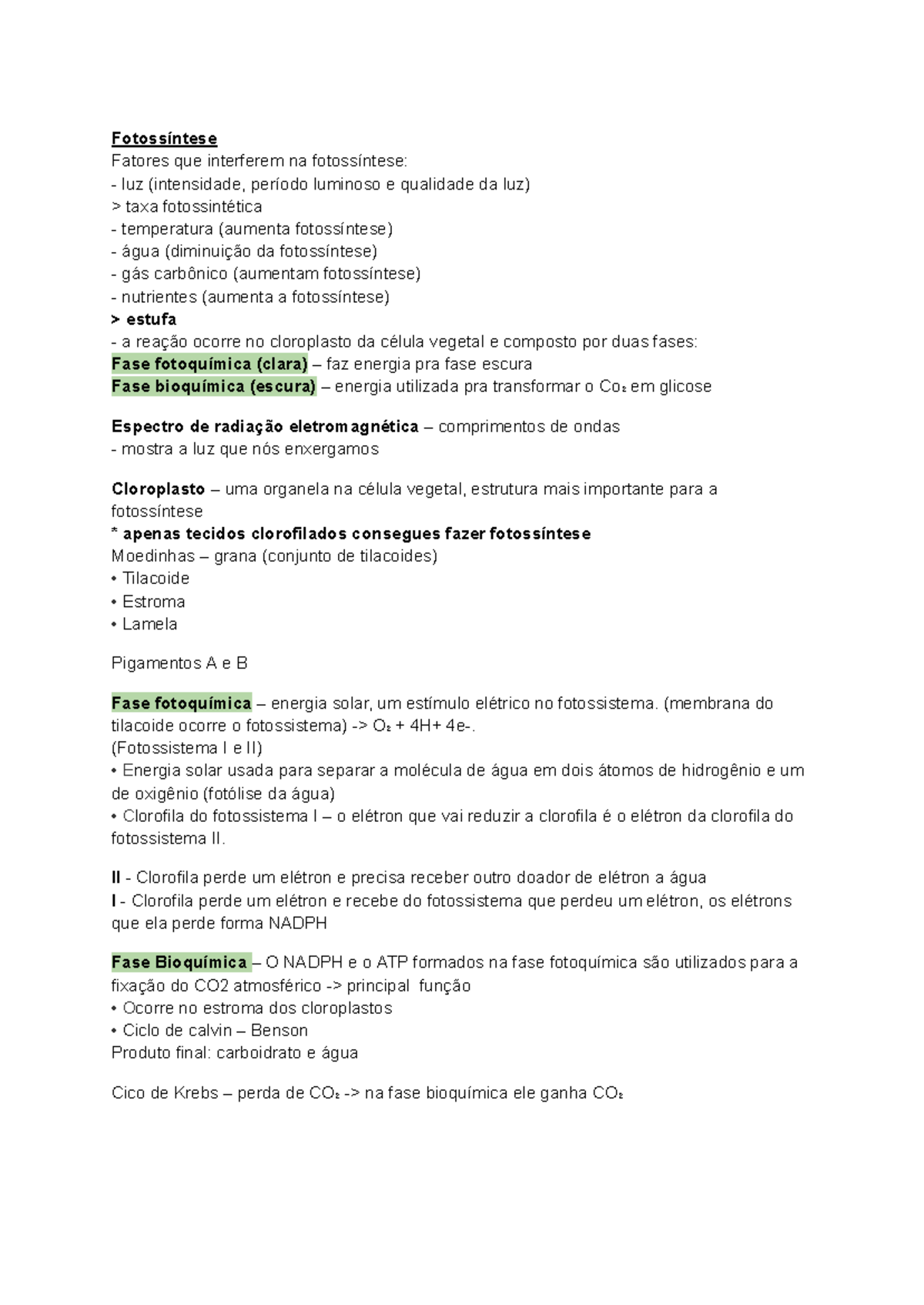 Agrostologia - Plantas C3 e C4 - Fotossíntese Fatores que interferem na ...
