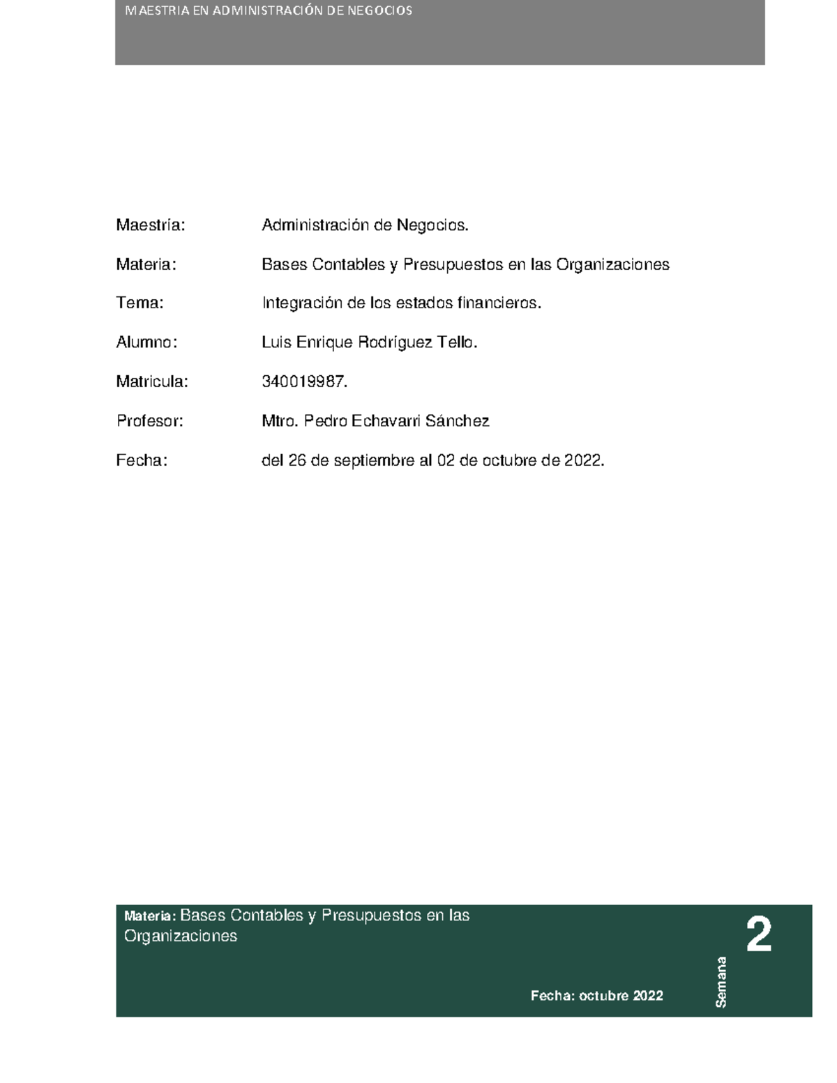 Entregable 1 Bases contables - Materia: Bases Contables y Presupuestos ...