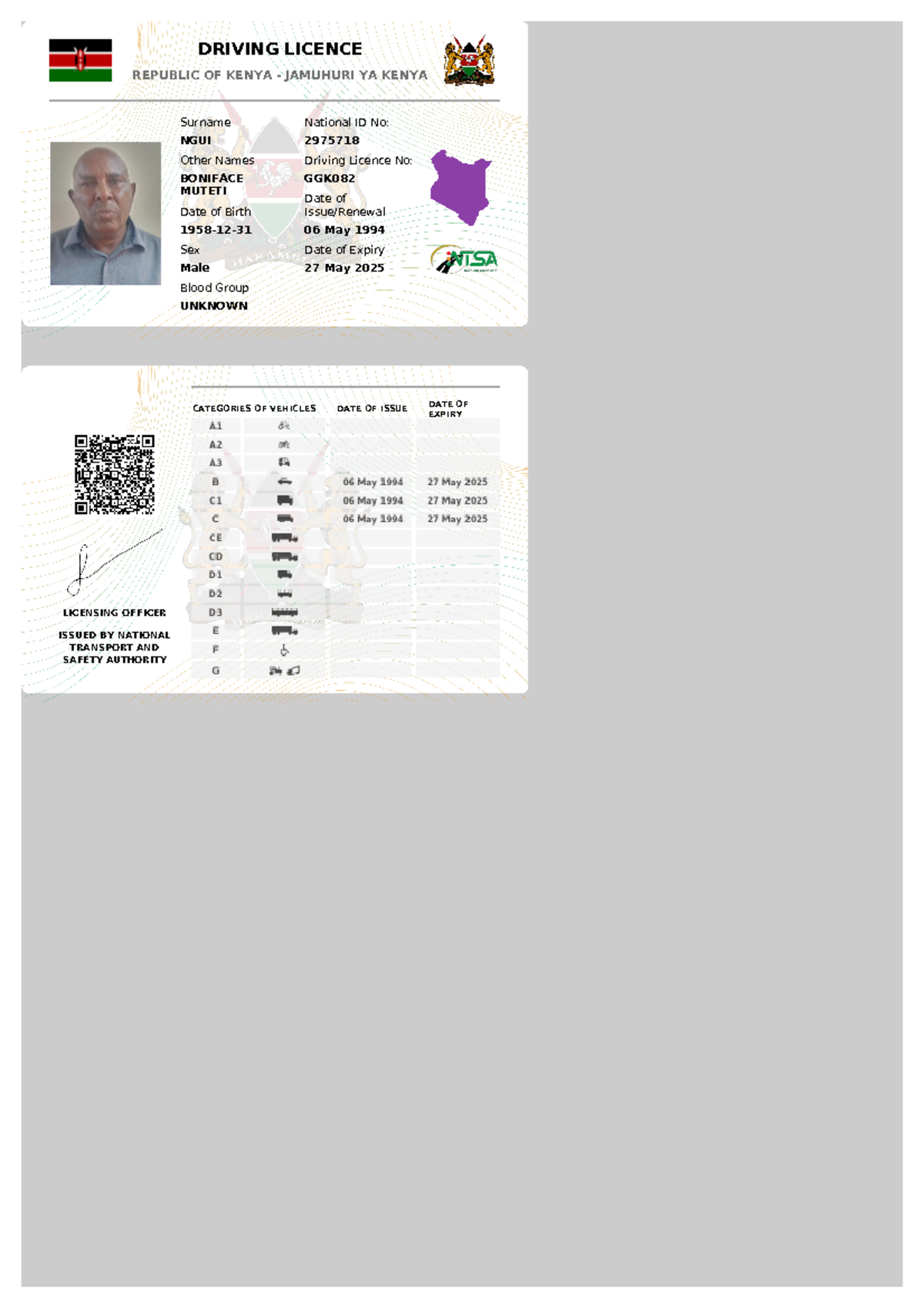 DLR-2ELUE9E92-Electronic Driving License - DRIVING LICENCE REPUBLIC OF ...